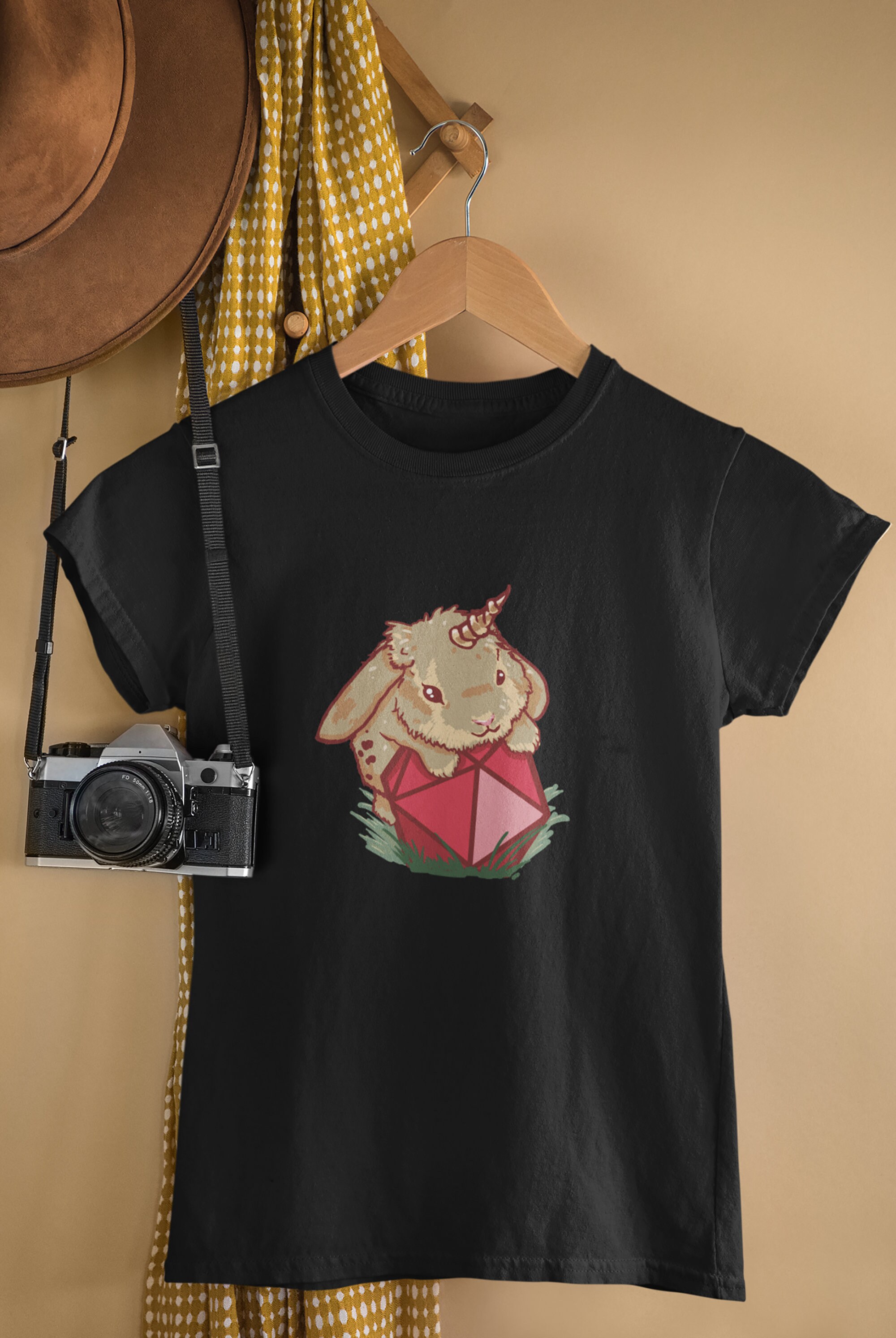 Almiraj Dnd Shirt. Cute Rabbit on Dice Al'miraj Dnd - Etsy