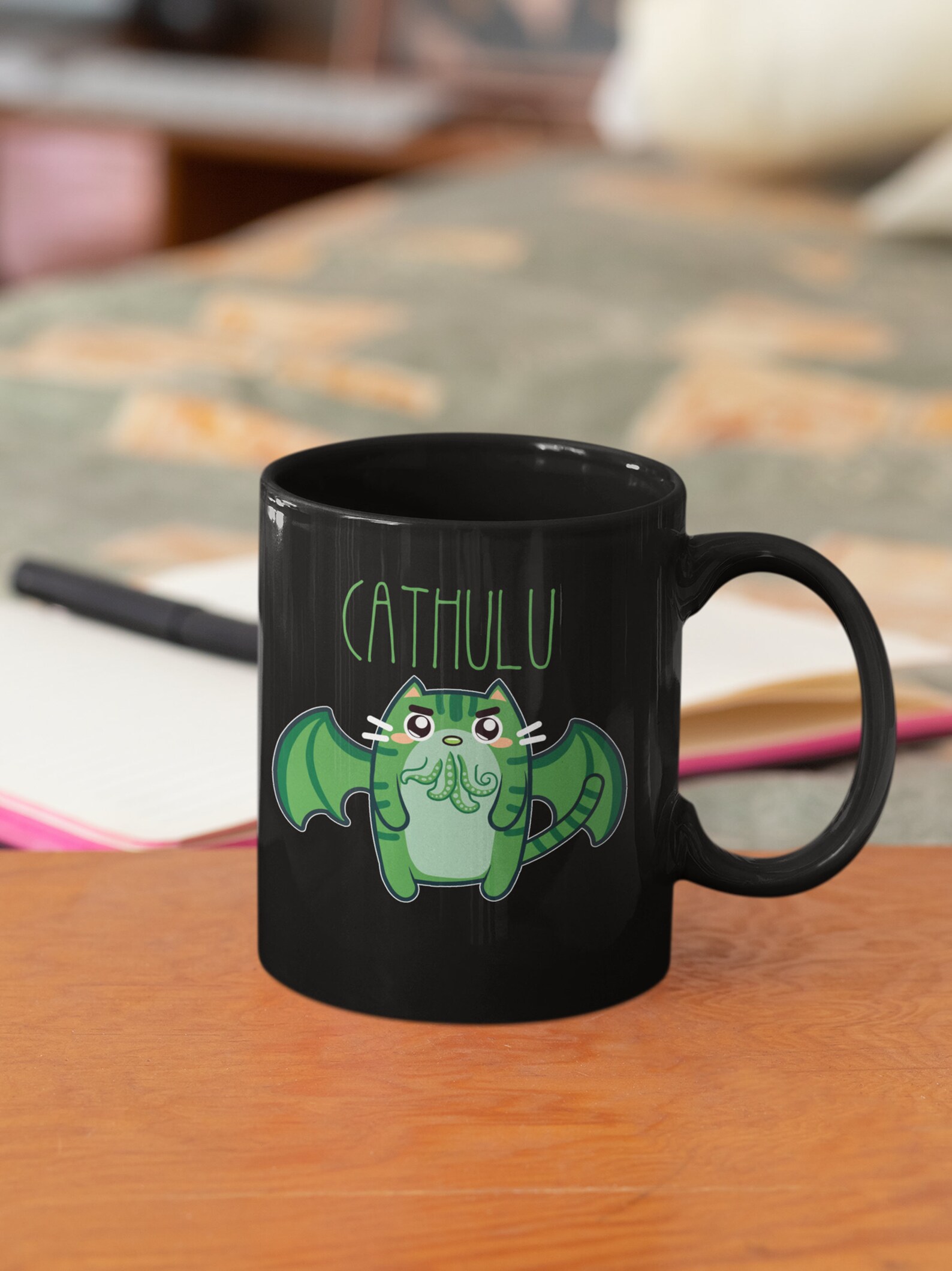 Cathulu Mug. Cute Cat Lover for Fans of Cthulhu. Call of | Etsy