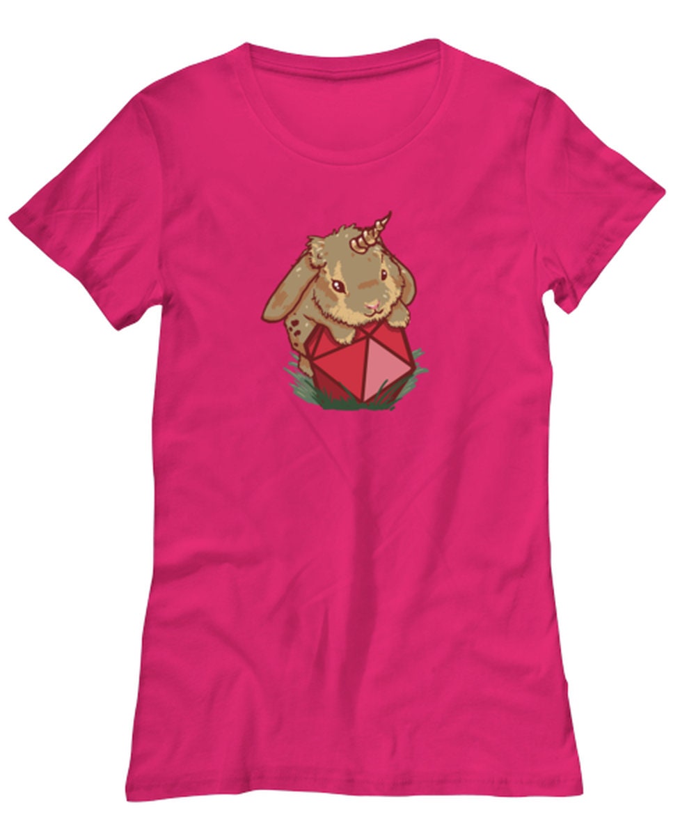 Almiraj Dnd Shirt. Cute Rabbit on Dice Al'miraj Dnd - Etsy