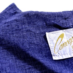 70's Denim and Fancy Rick-rack Dress - Etsy