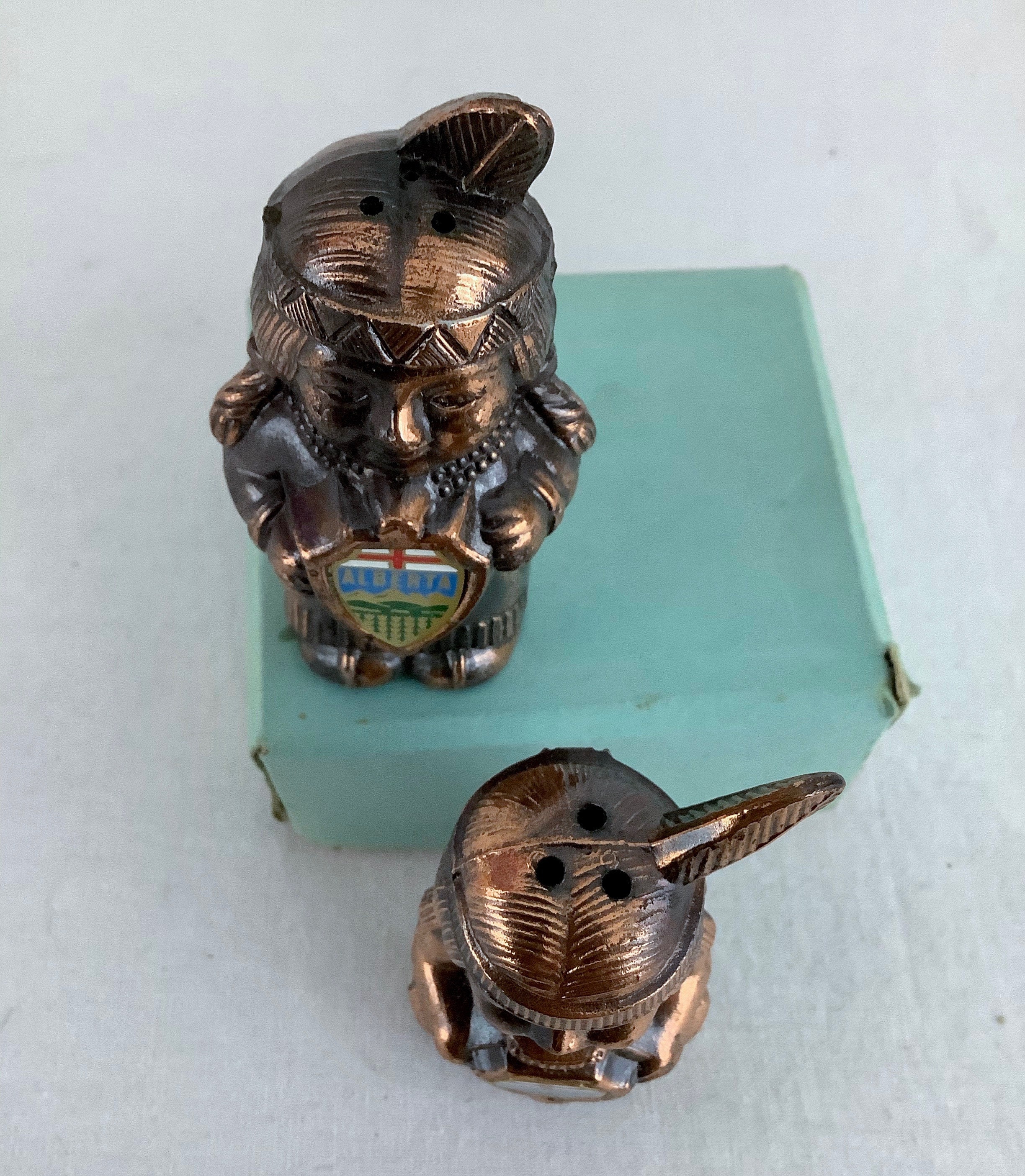 Alberta Canada native American Girl Salt and Pepper Shakers - Etsy