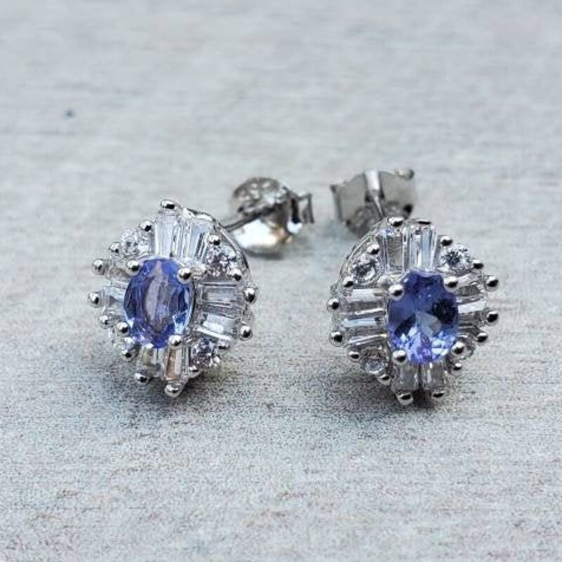 Tanzanite Earrings - Etsy