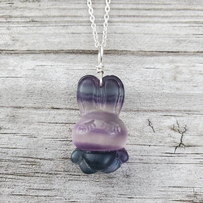 Rabbit Necklace - Etsy