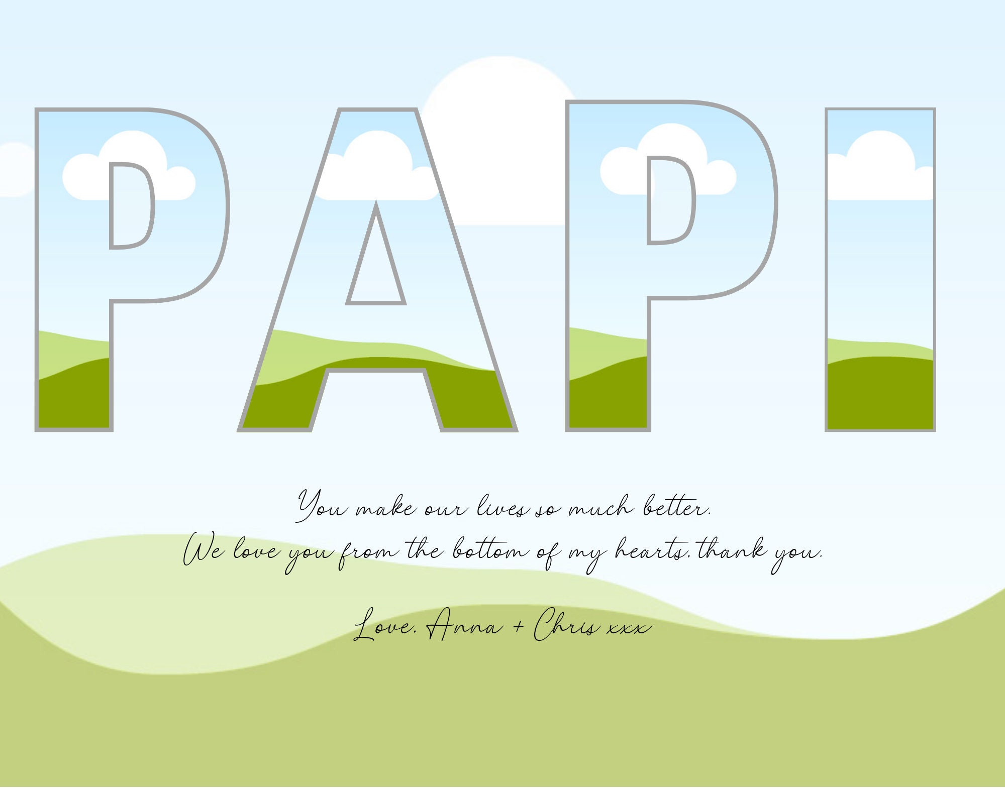 Dad Photo Collage, Father Frame Template, Father’s Day Picture Frame ...