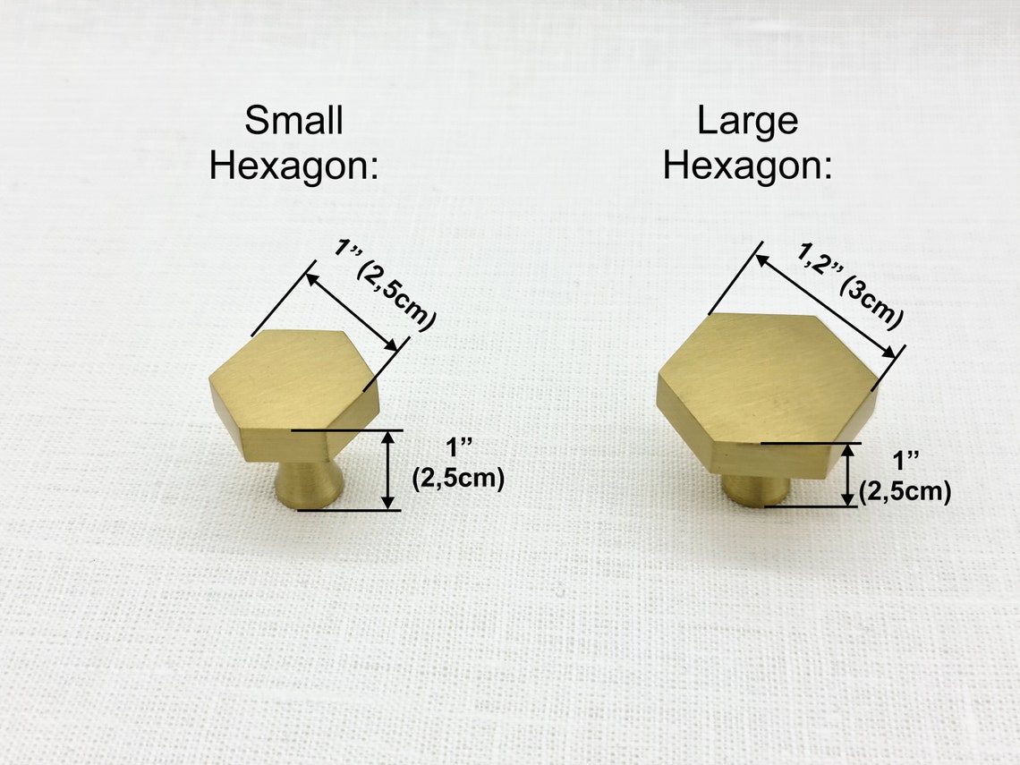 Solid Brass Cabinet Knobs Solid Brass Drawer Pulls Door - Etsy