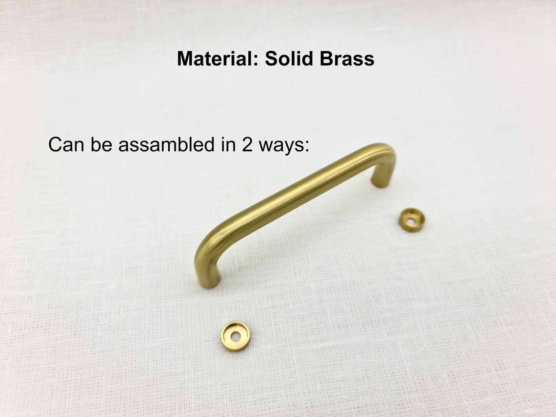 Solid Brass Handles Solid Brass Cabinet Hardware Solid Etsy 4657