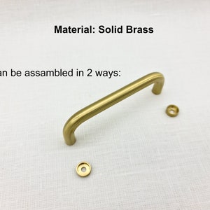 Solid Brass Handles | Solid Brass Cabinet Hardware | Solid Brass ...