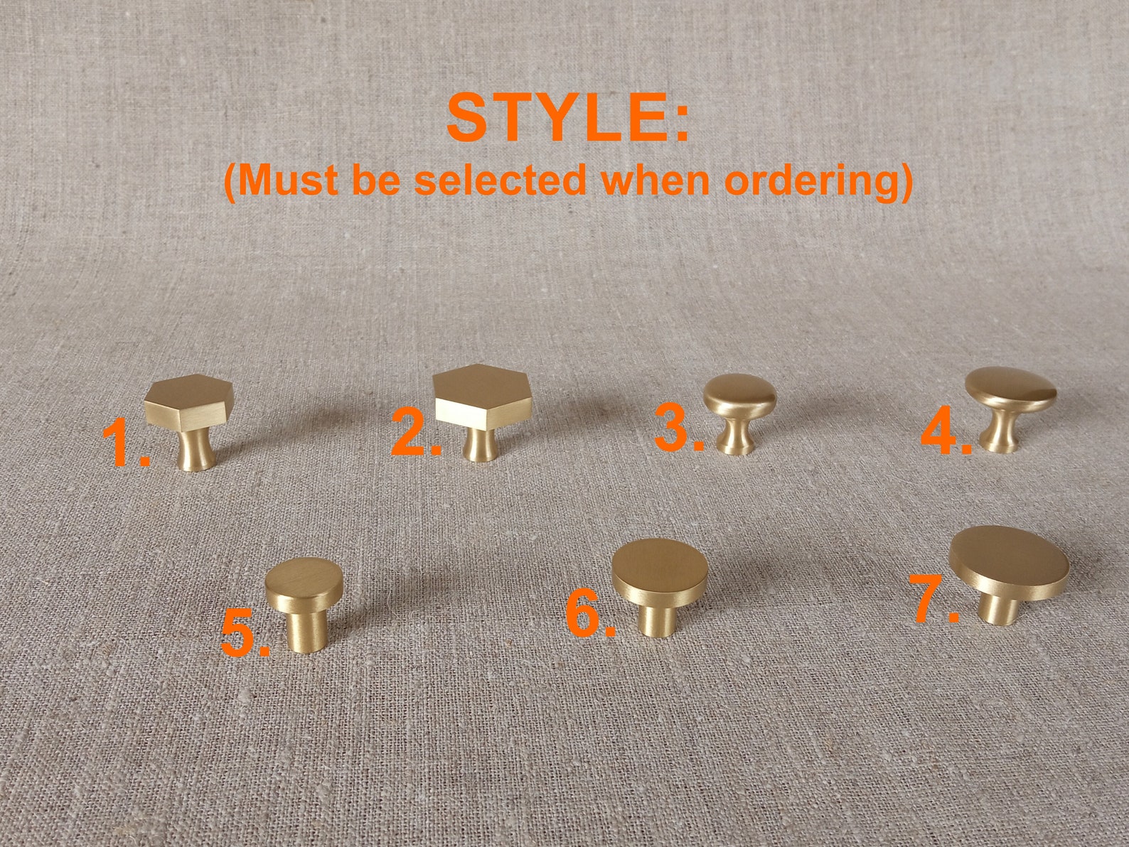 Solid Brass Cabinet Knobs Solid Brass Drawer Pulls Door | Etsy