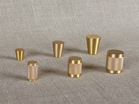 Solid Brass Drawer Pulls Solid brass cabinet Pulls Solid | Etsy