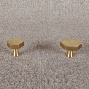 Solid Brass Cabinet Knobs Solid Brass Drawer Pulls Door | Etsy