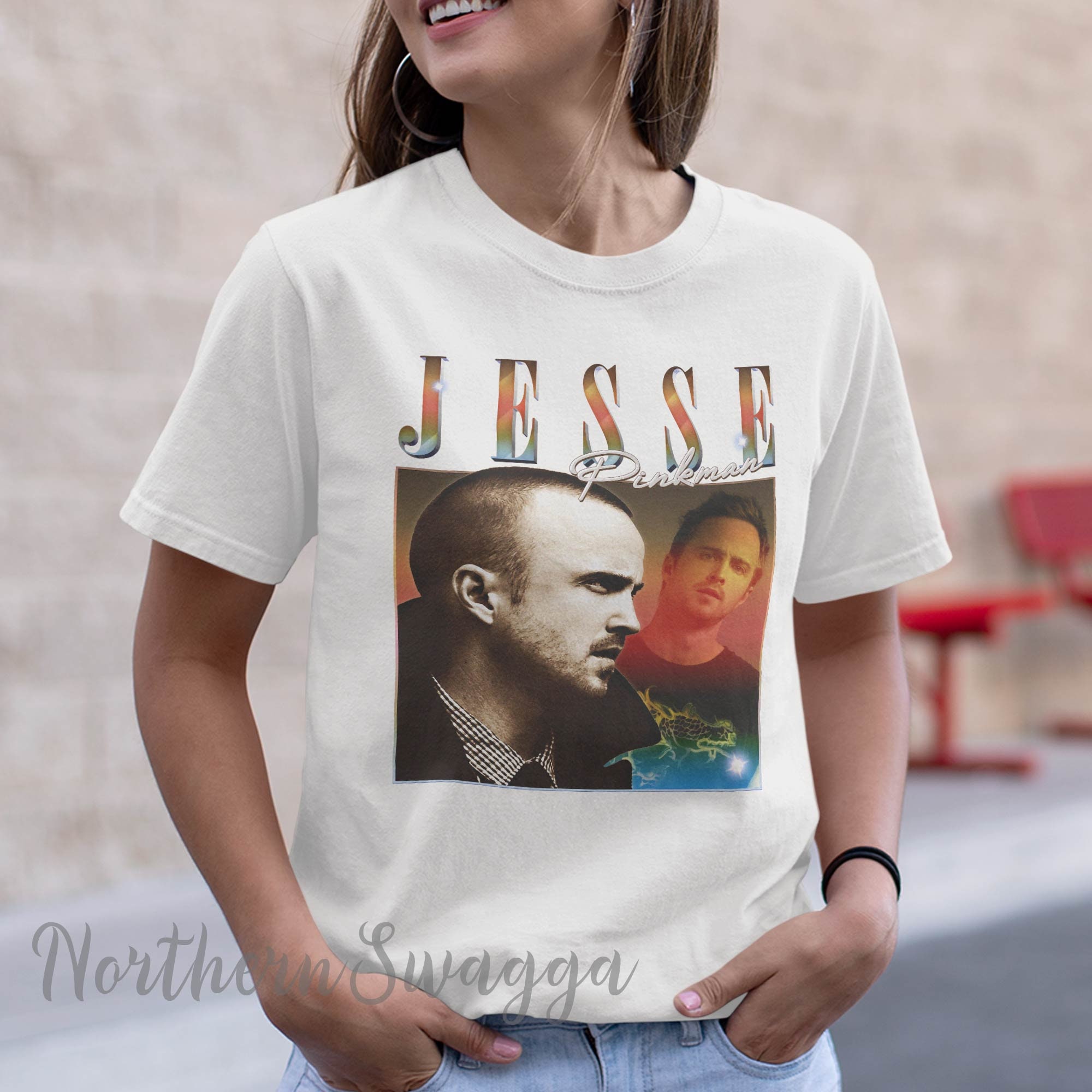 Jesse Pinkman Shirt Cool Fan Art T-shirt 90s Poster Design - Etsy UK