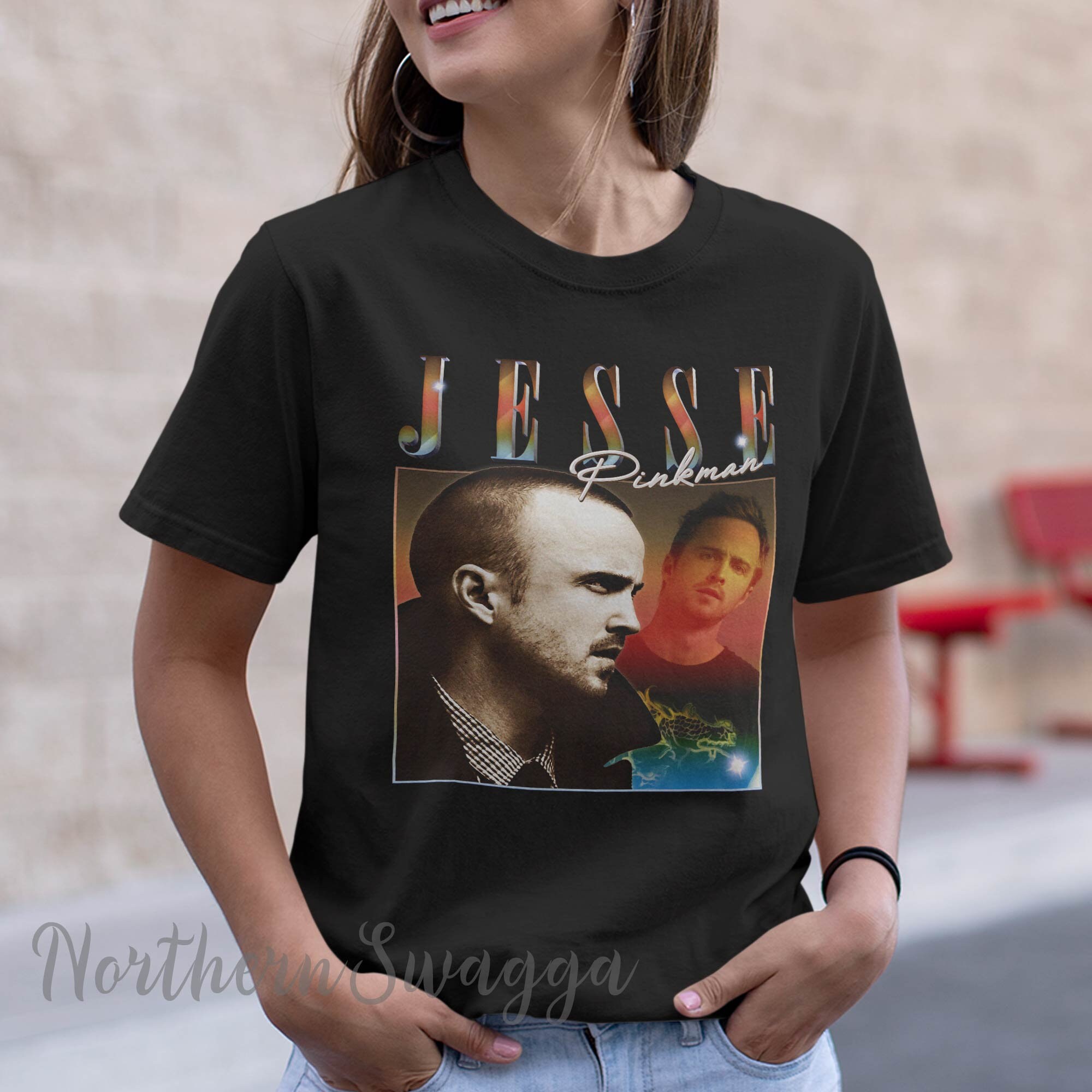 Jesse Pinkman Shirt Cool Fan Art T-shirt 90s Poster Design | Etsy UK