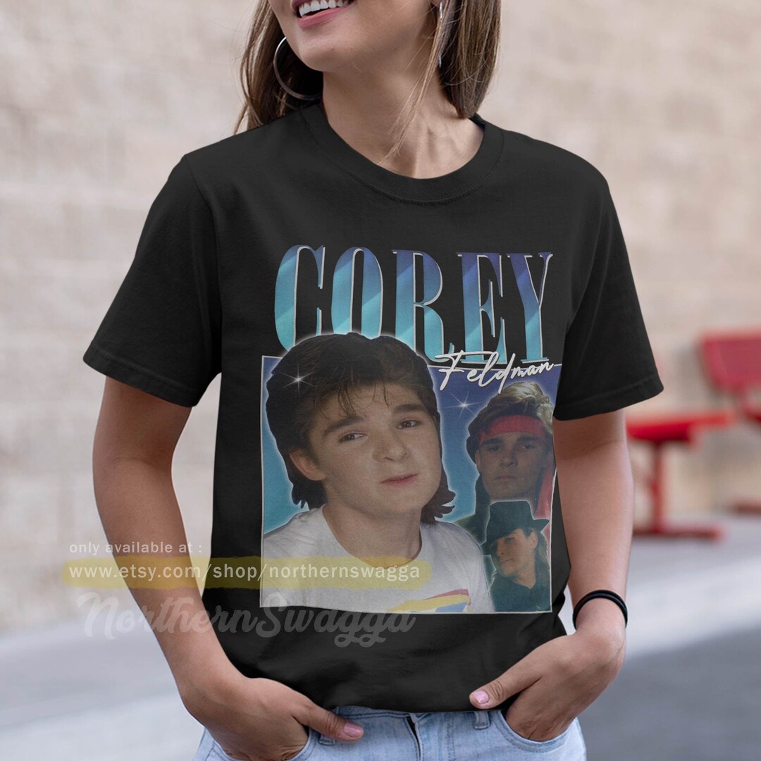 Corey Feldman Shirt Design Retro Style Cool Fan Art T-shirt 90s Poster ...