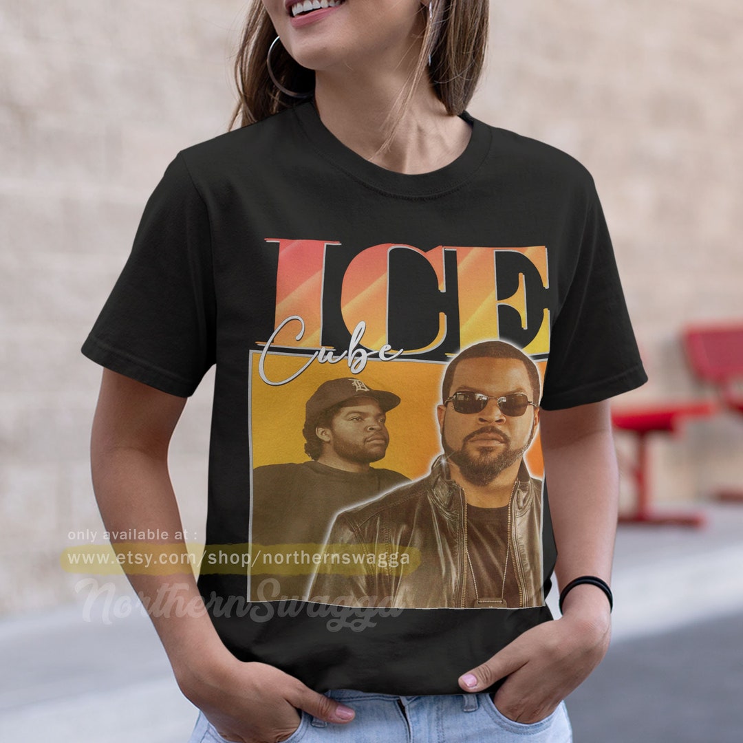 Ice Cube Shirt Design Retro Style Cool Fan Art T-shirt 90s Poster 331 ...