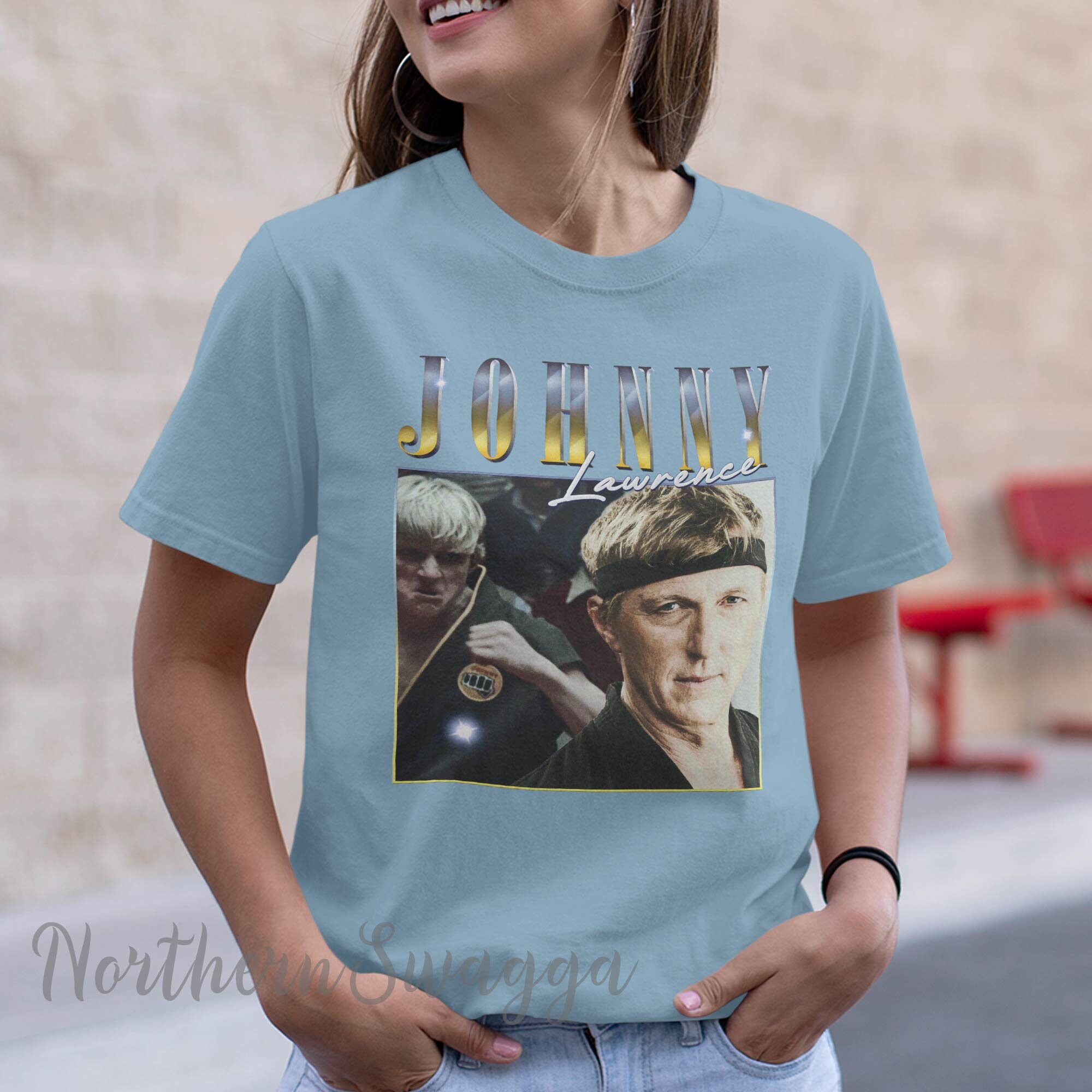 Johnny Lawrence Shirt Cool Fan Art T-shirt 90s Poster Design | Etsy