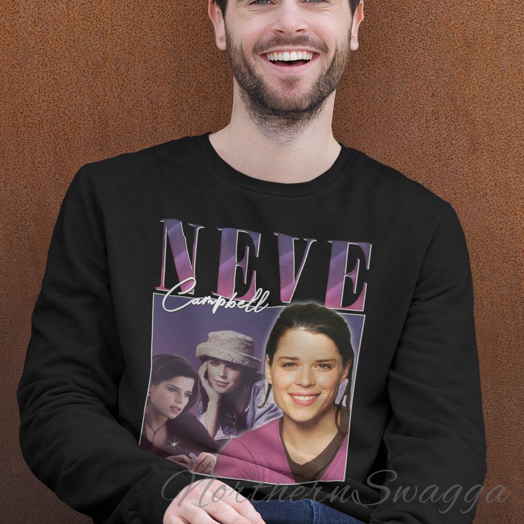 Neve Campbell Sweatshirt Cool Fan Art Sweater 90s Poster Design Retro ...