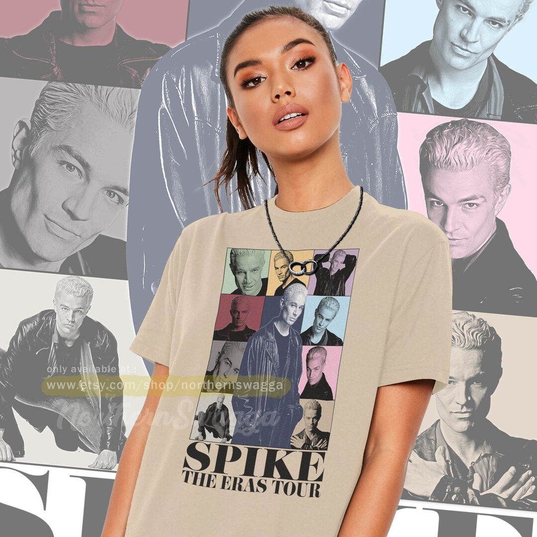 Spike Tour Shirt Cool Fan Art T-shirt 90s Poster 430 Tee - Etsy