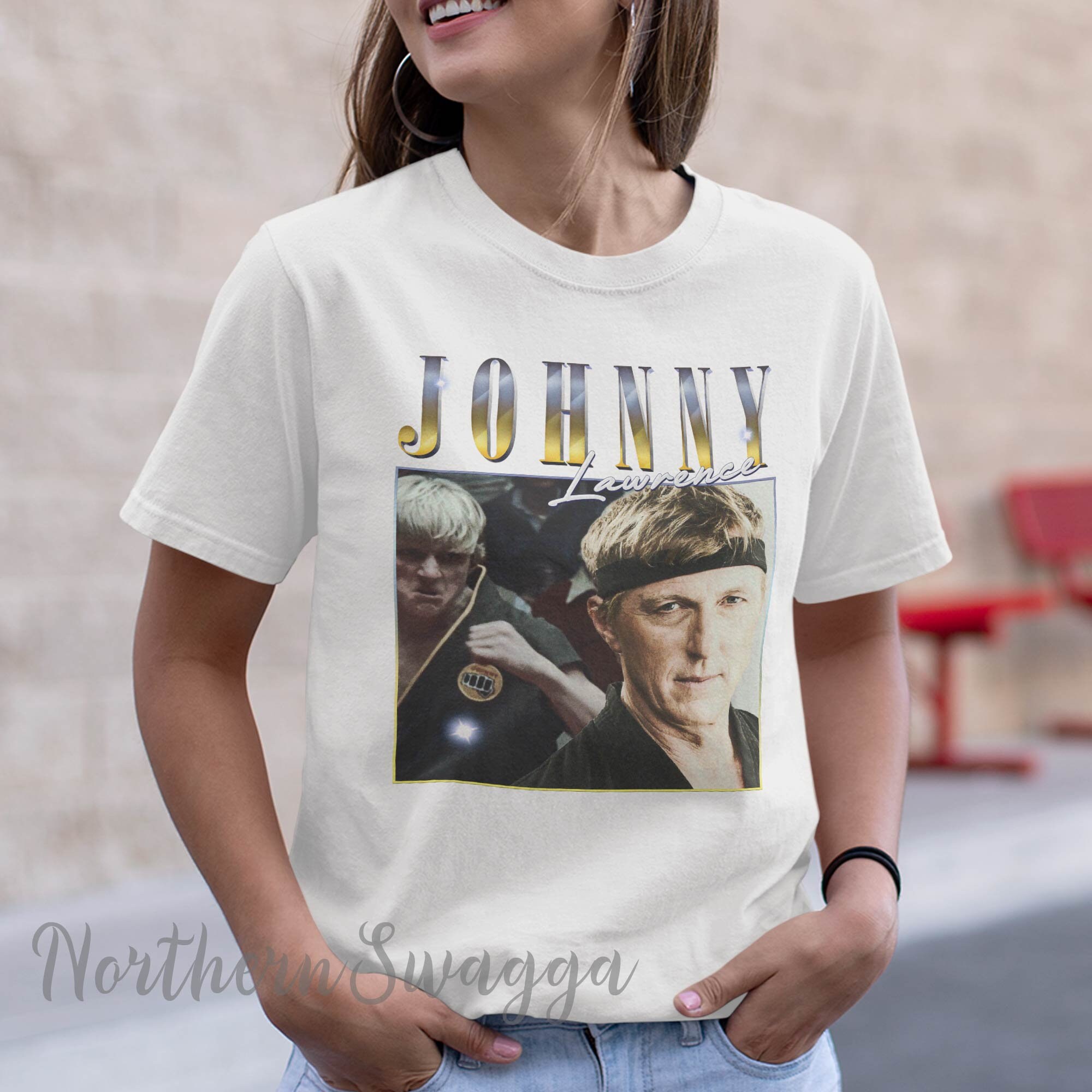 Johnny Lawrence Shirt Cool Fan Art T-shirt 90s Poster Design | Etsy