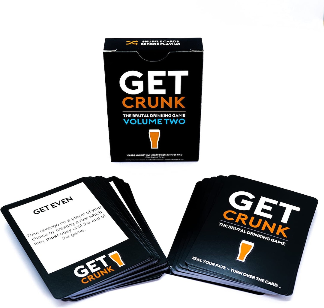 Get Crunk Volume 2 the Brutal Card Drinking Game for Students, Pre ...
