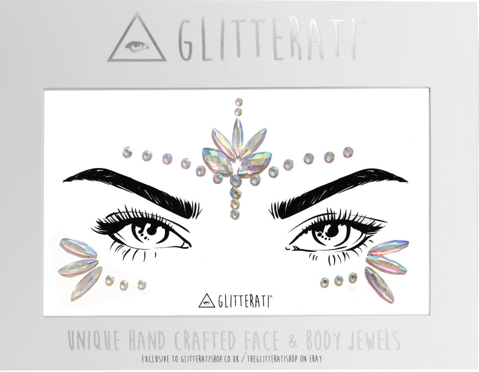 Festival Face Gems Adhesive Stick on Jewels Sticker Rave Party Body ...