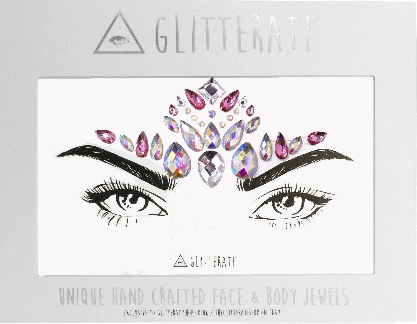 Festival Face Gems Adhesive Stick on Jewels Sticker Rave Party Body ...