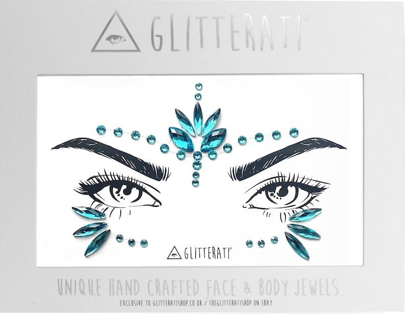 Festival Face Gems Adhesive Stick on Jewels Sticker Rave Party | Etsy UK