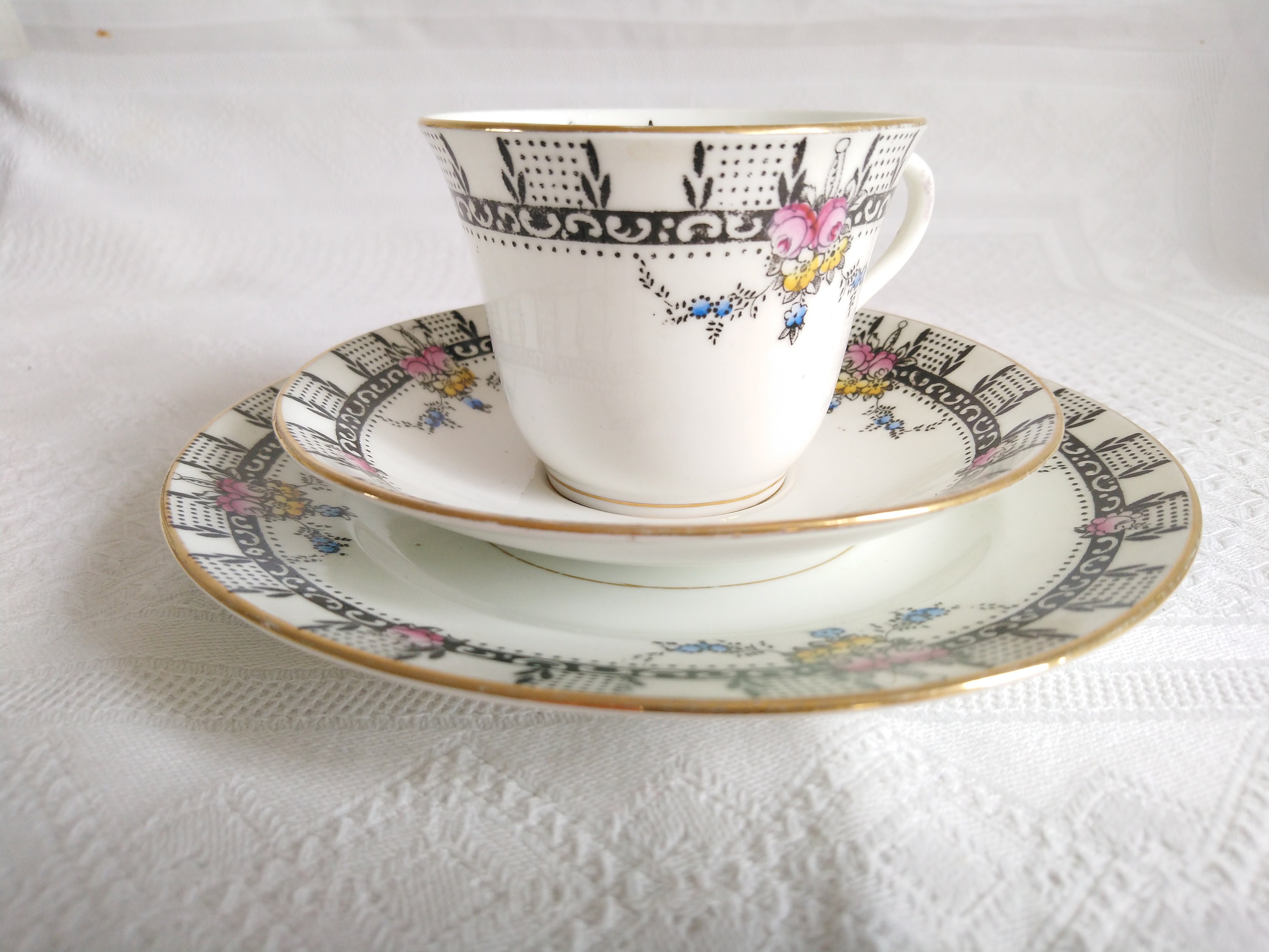 Wild Bros Early English Teaset Trio. 'nancy' Pattern - Etsy