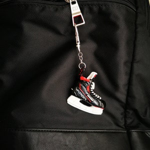 Hockey Skate Bag Keychain Ornament Figurine, Custom Hockey Gift, Youth ...