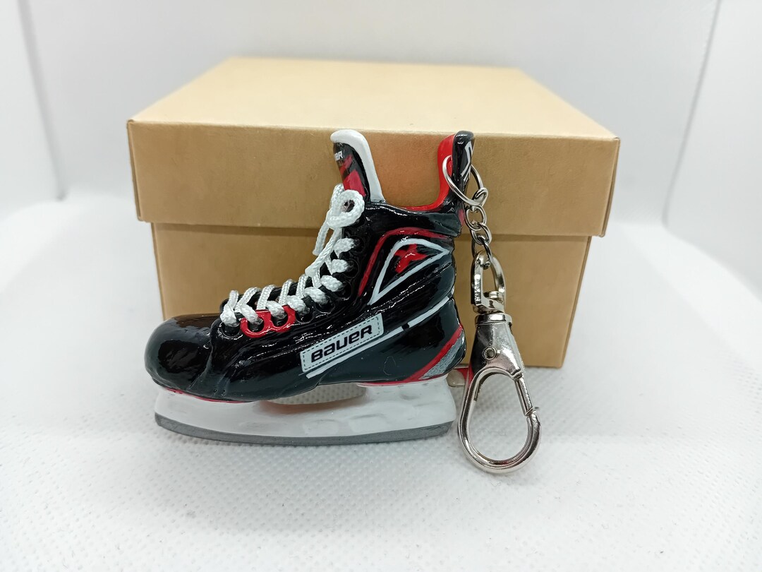 Personalized Hockey Gift - Hockey Keychain - Hockey Skate - Custom Gift ...