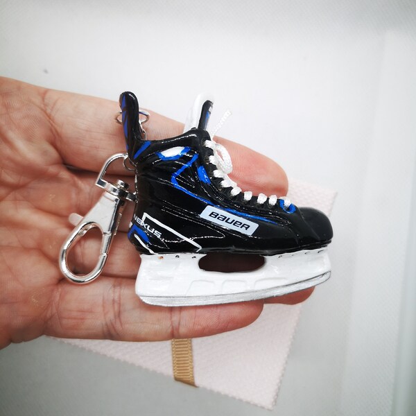 Hockey Keychain - Etsy