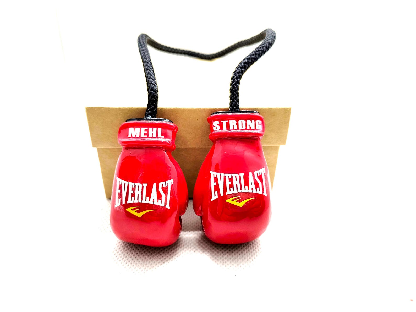 Personalized Boxing Glove Car Charm: Custom Name Boxing Gloves ...