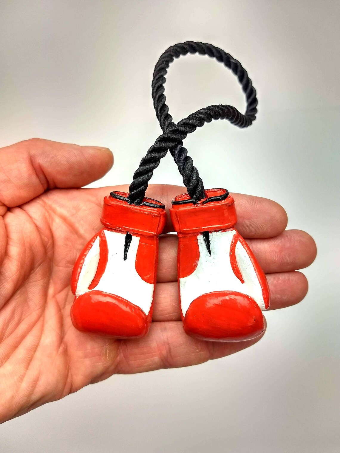 Personalized Boxing Glove Car Charm: Custom Name Boxing Gloves ...