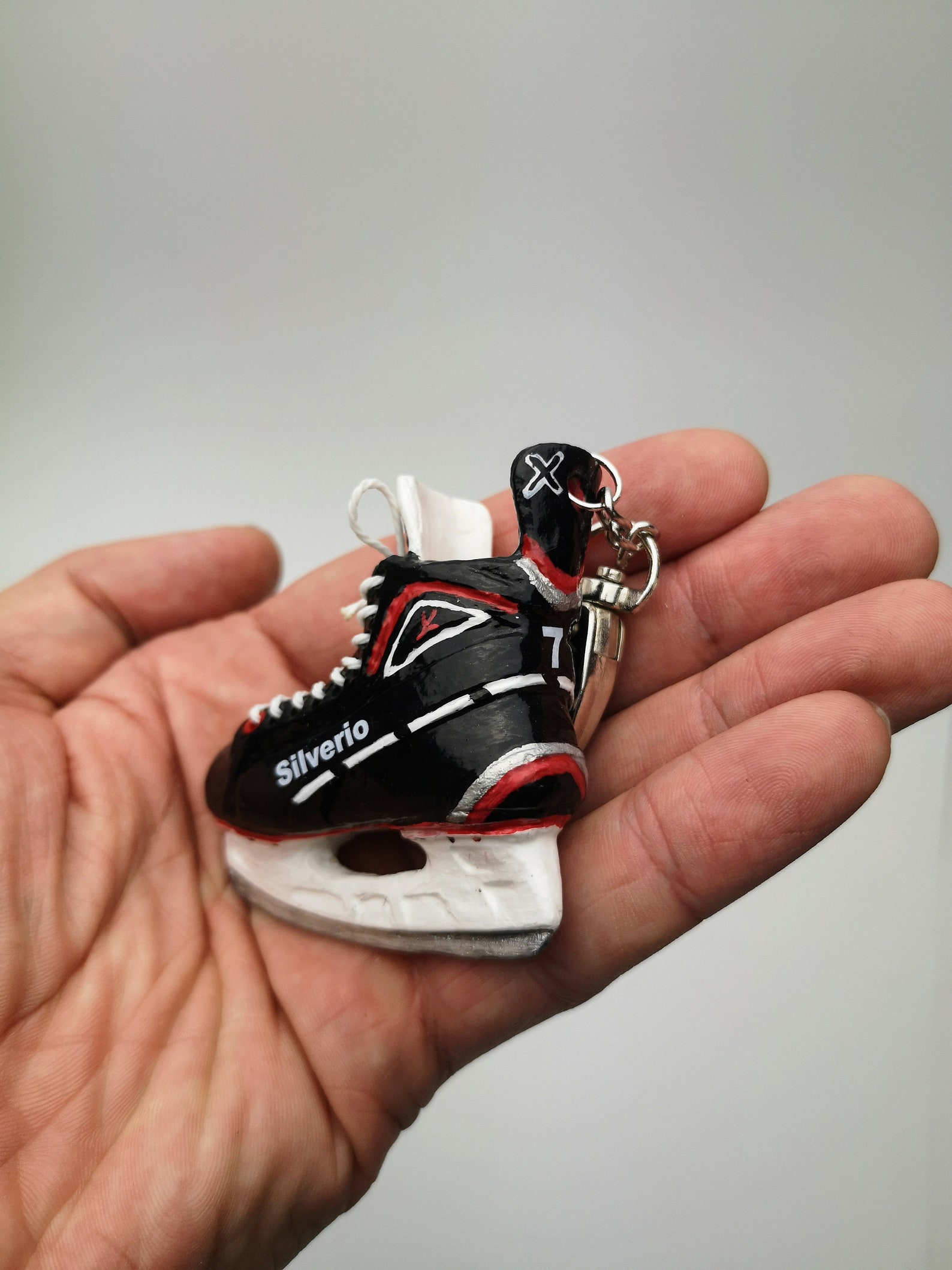 Personalized Hockey Gift Hockey Keychain Hockey Skate - Etsy Canada
