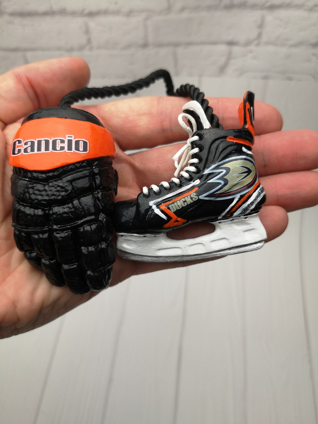Personalized Hockey Ornament: Anaheim Ducks Souvenir, Custom Name - Etsy
