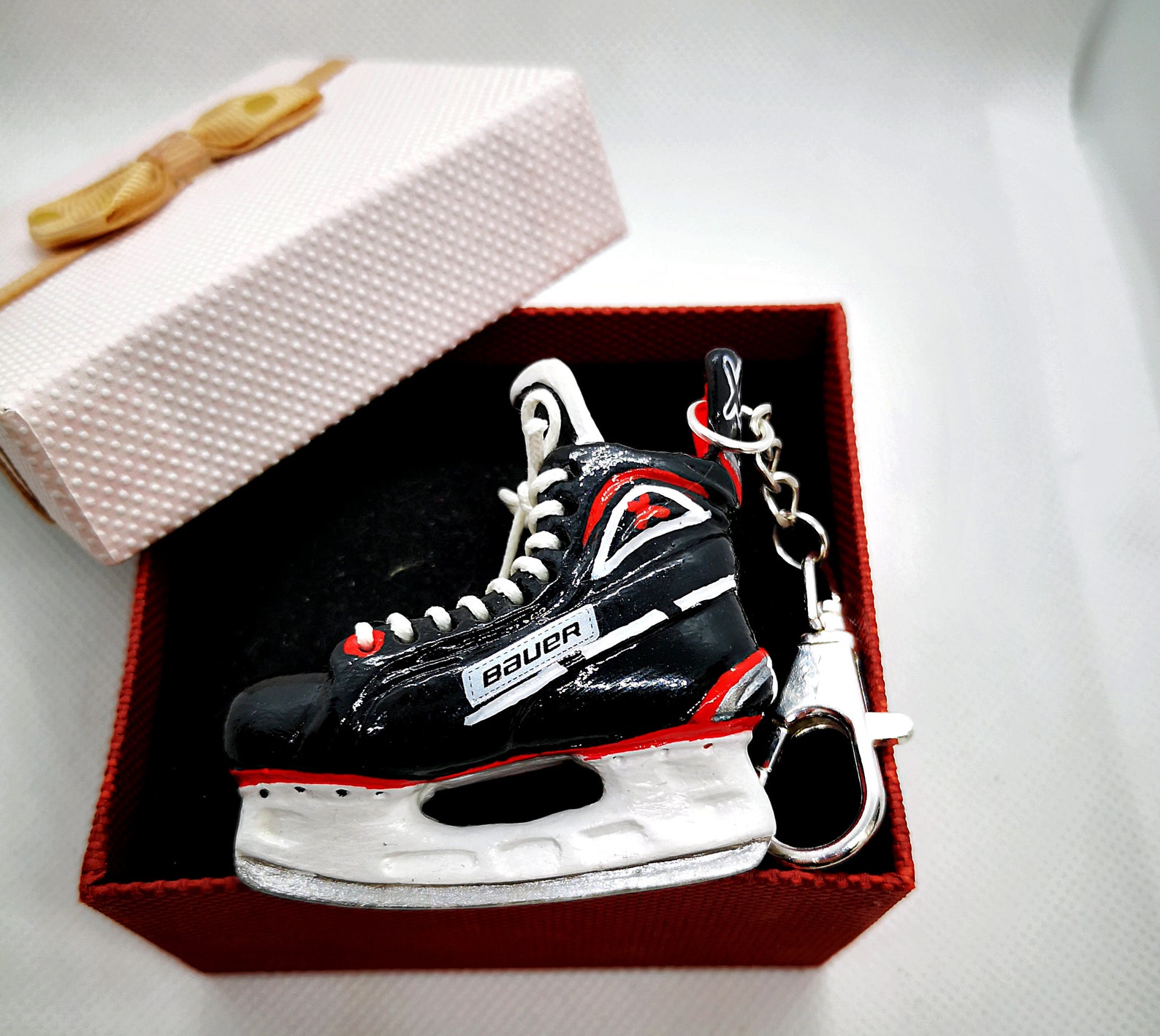 Hockey Keychain Men's Keychain Keychain 3d Model - Etsy