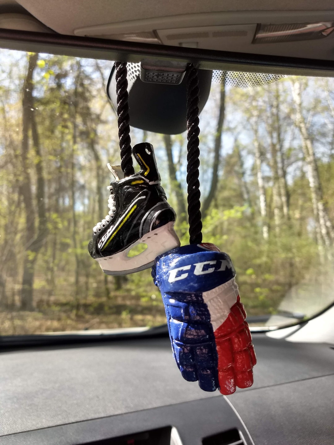 Handmade Hockey Keychain Hockey Team NHL Gifts Car Accessories for Men ...