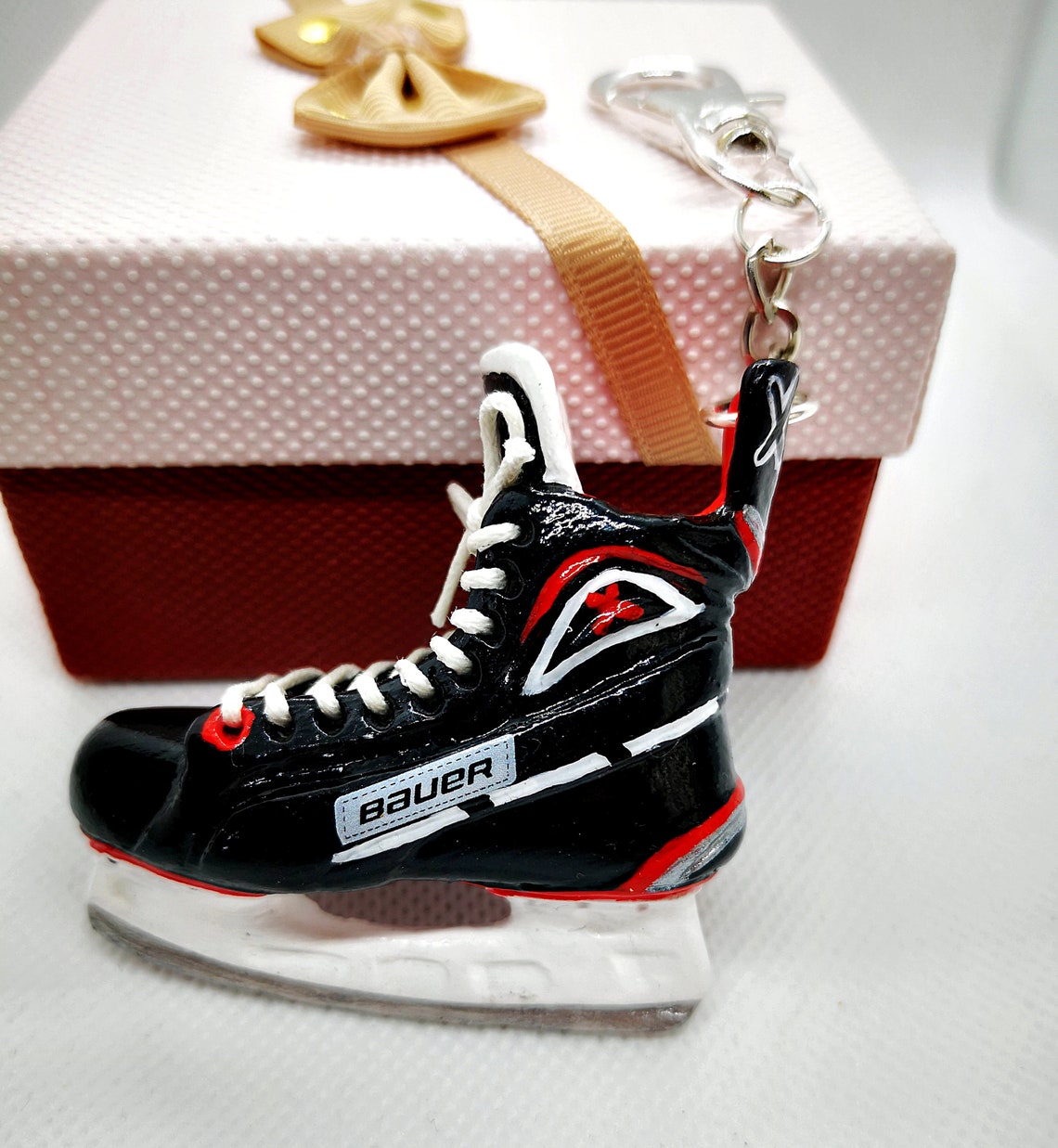 Hockey Keychain Men's Keychain Keychain 3d Model - Etsy