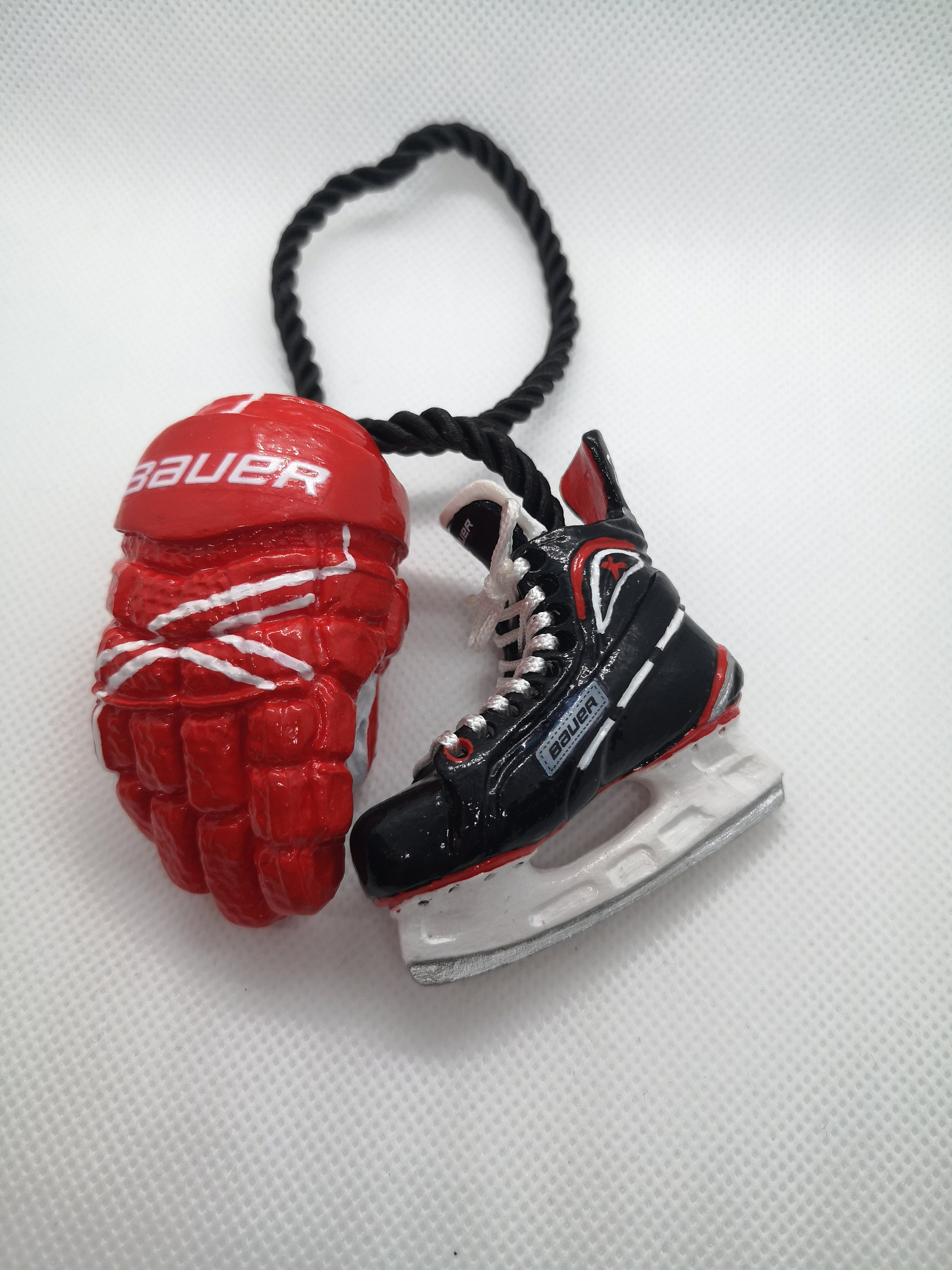 Personalized Hockey Keychain: Handmade Sculpture Plastic Sport Gift - Etsy