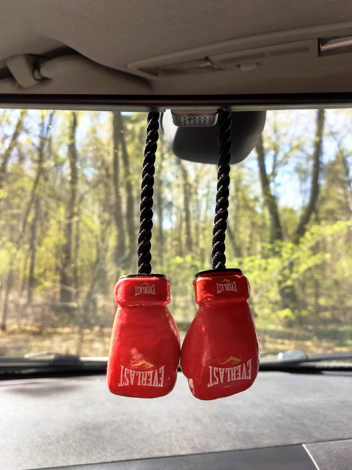 Personalized Boxing Glove Car Charm: Custom Name Boxing Gloves ...