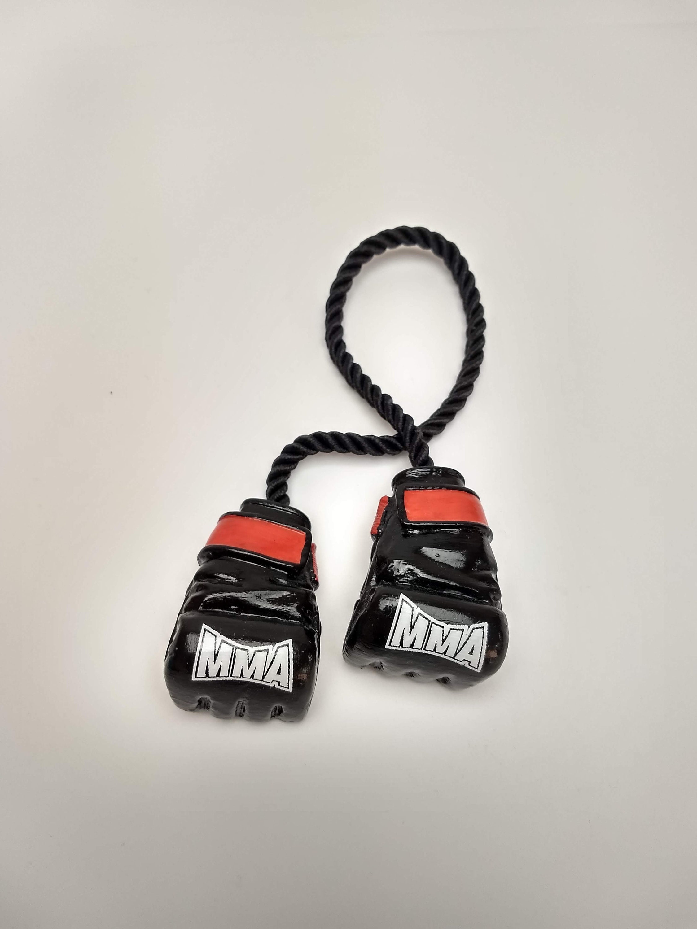 MMA Fighters Gloves Car Mirror Hanging Gloves Custom MMA - Etsy