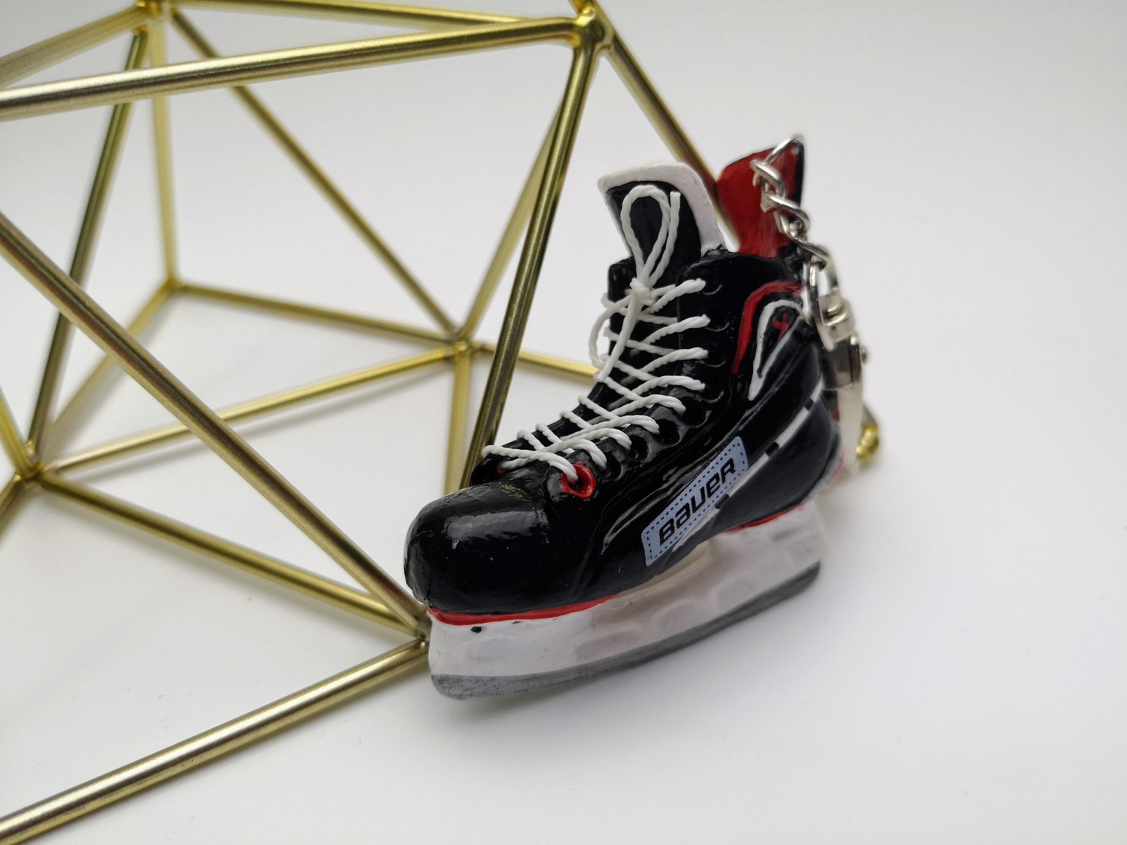 Personalized Hockey Gift Hockey Keychain Hockey Skate | Etsy