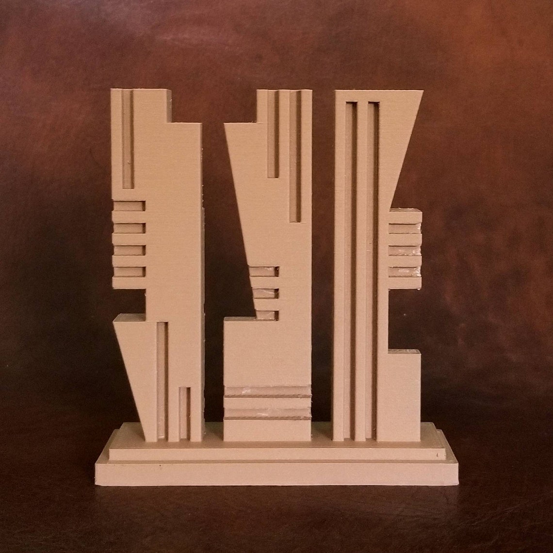 Wood Filament 3d Printed Sculpture 4.25in - Etsy