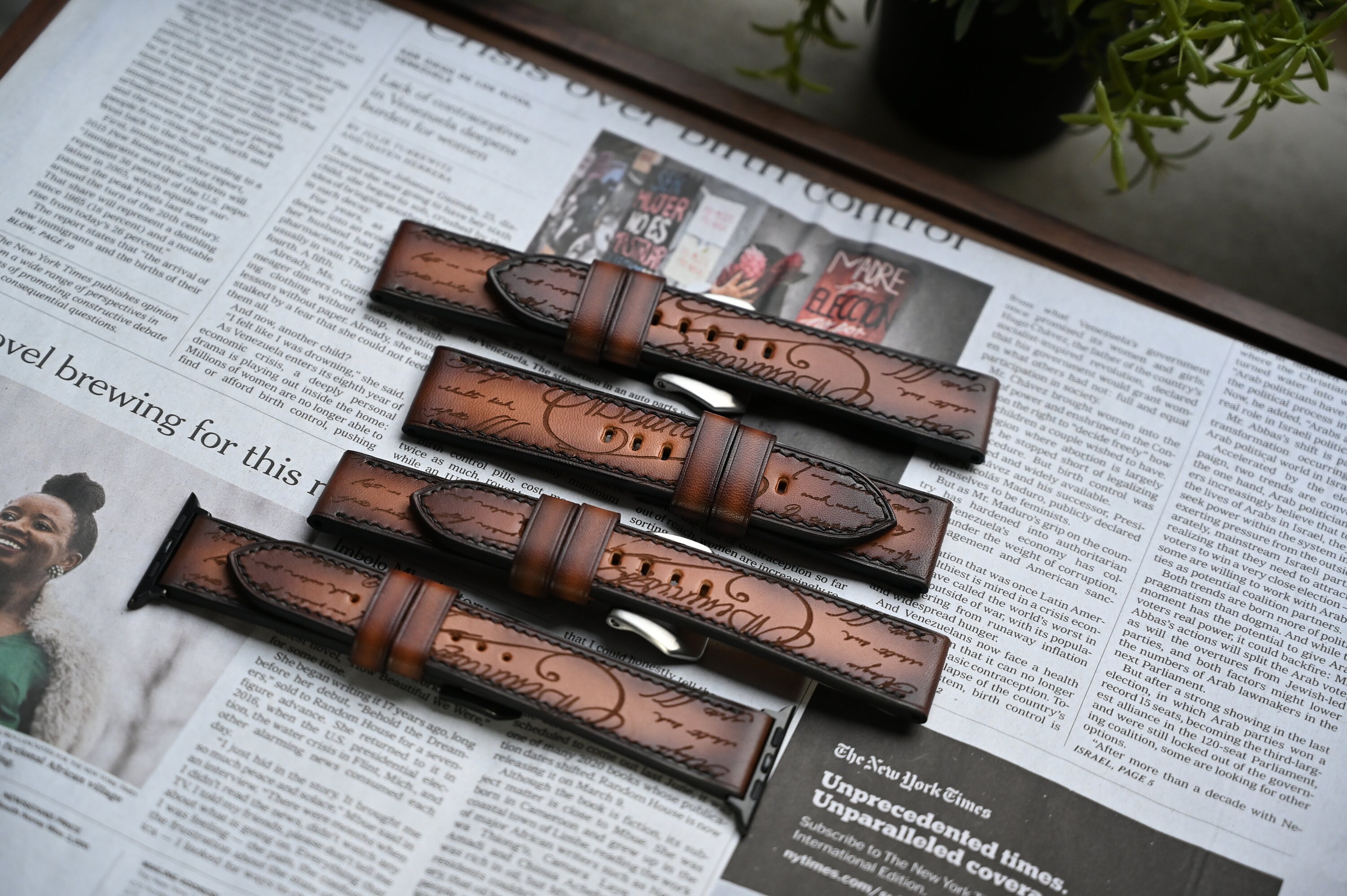 Buttero Patina Watch Strap, 20mm , 22mm. 24mm 26mm Watch Band / Brown ...