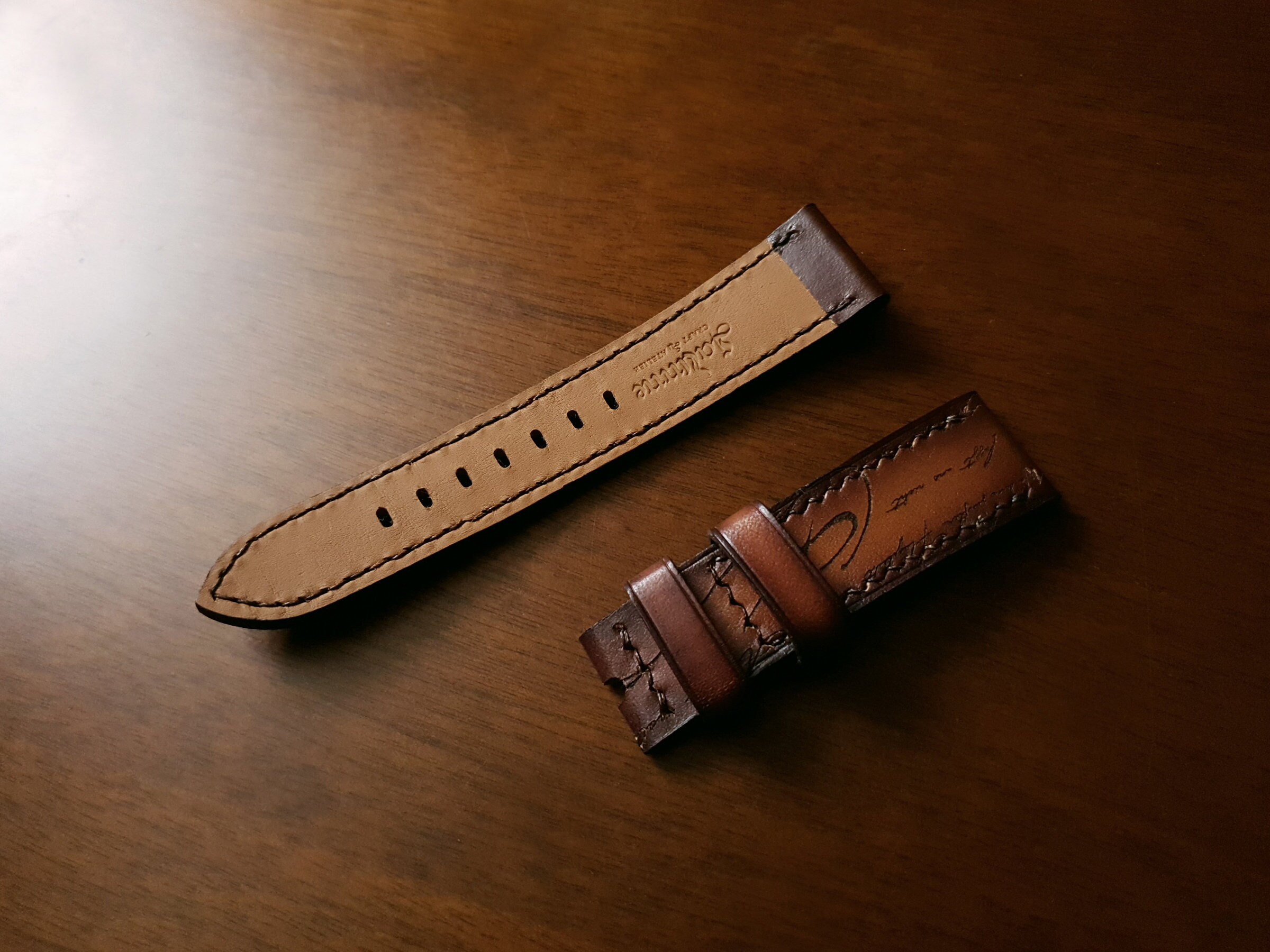 Buttero Patina Watch Strap, 20mm , 22mm. 24mm 26mm Watch Band / Brown ...
