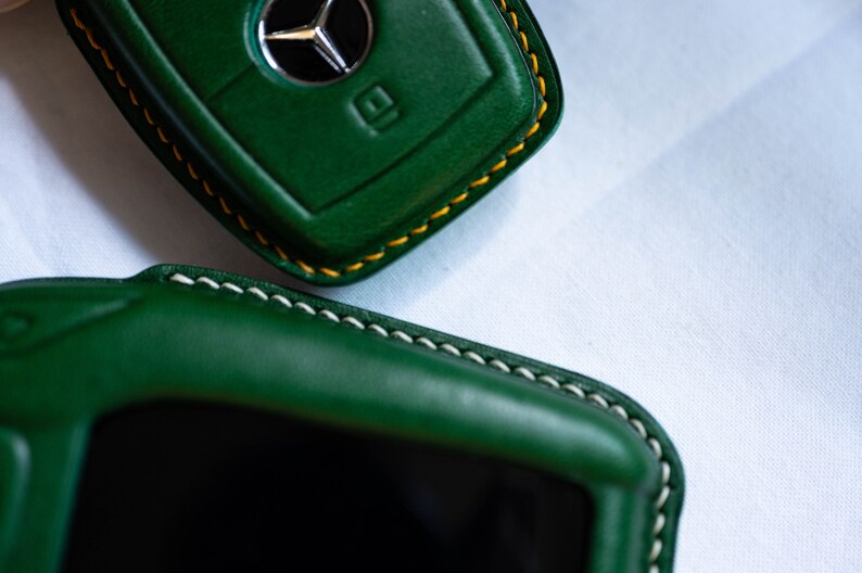 BMW Leather Key Case X5 X6 X7 Smart Key - Etsy