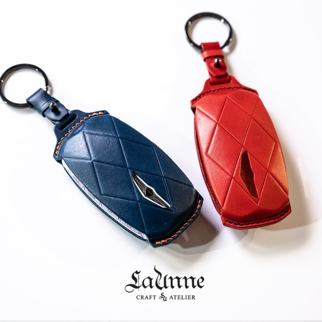 Genesis Leather Key Case G90 Gv80 G70 Gv70 Gv60 - Etsy