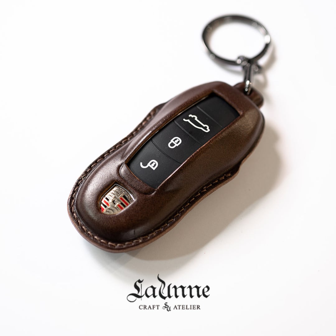 Porsche Leather Key Case Macan & Old Cayenne 911 Panamera Smart Key - Etsy