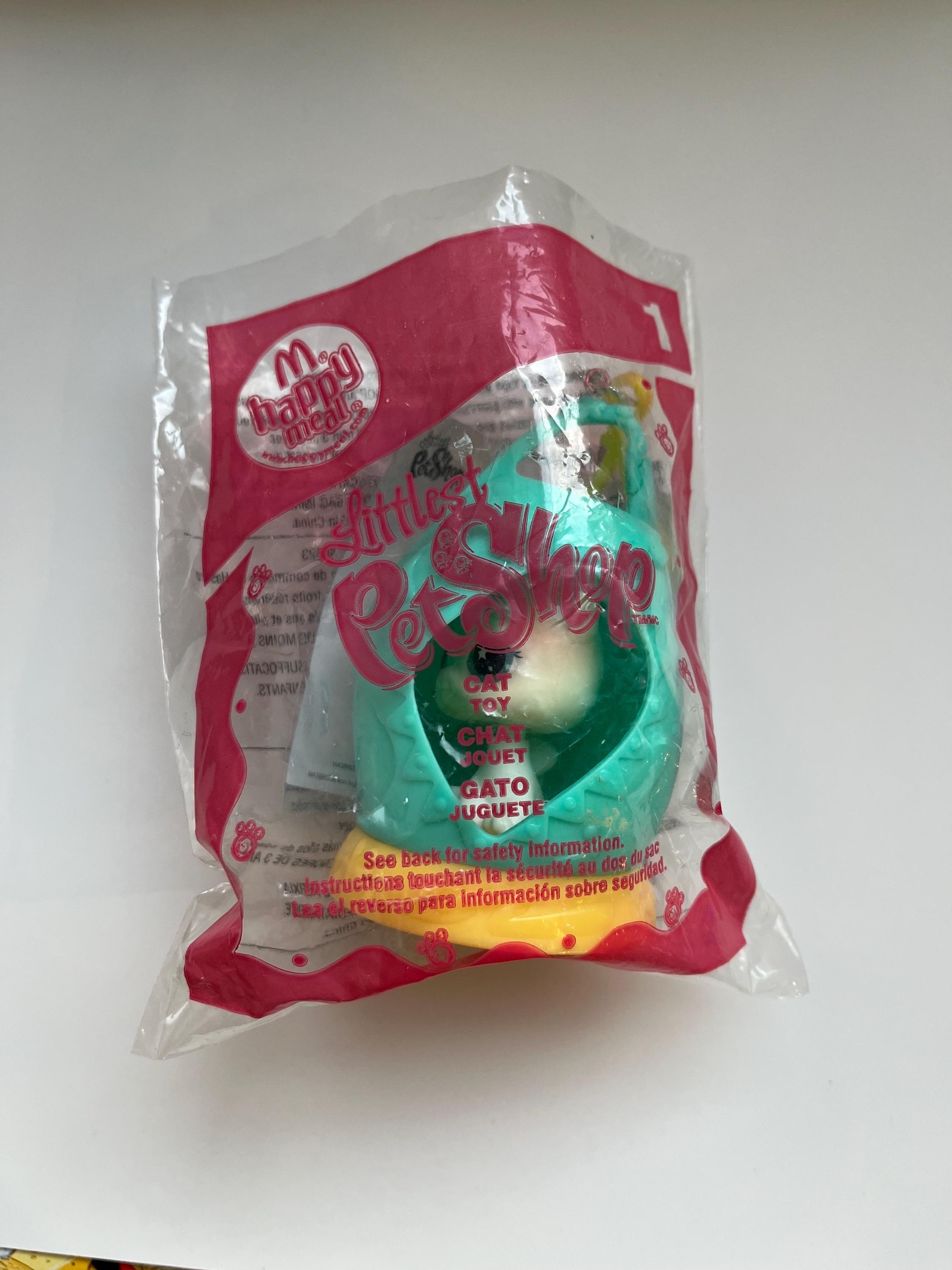 Littlest Pet Shop Purse Charm – Upcycled 2008 LPS Happy Meal Toy – Cat ...