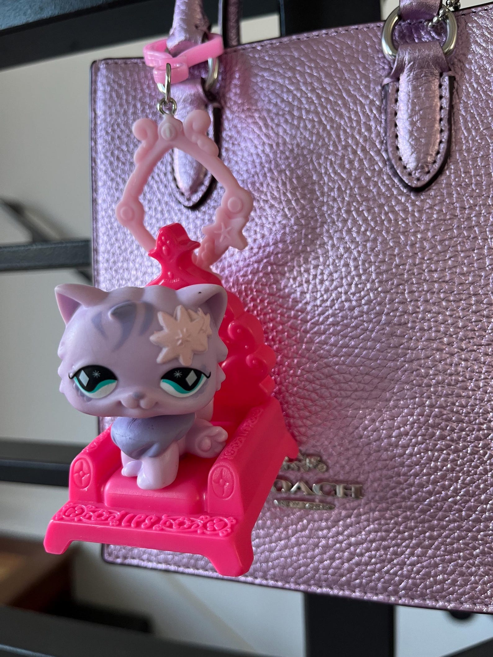 Upcycled Littlest Pet Shop Purse Charm – 2008 LPS Happy Meal Toy ...