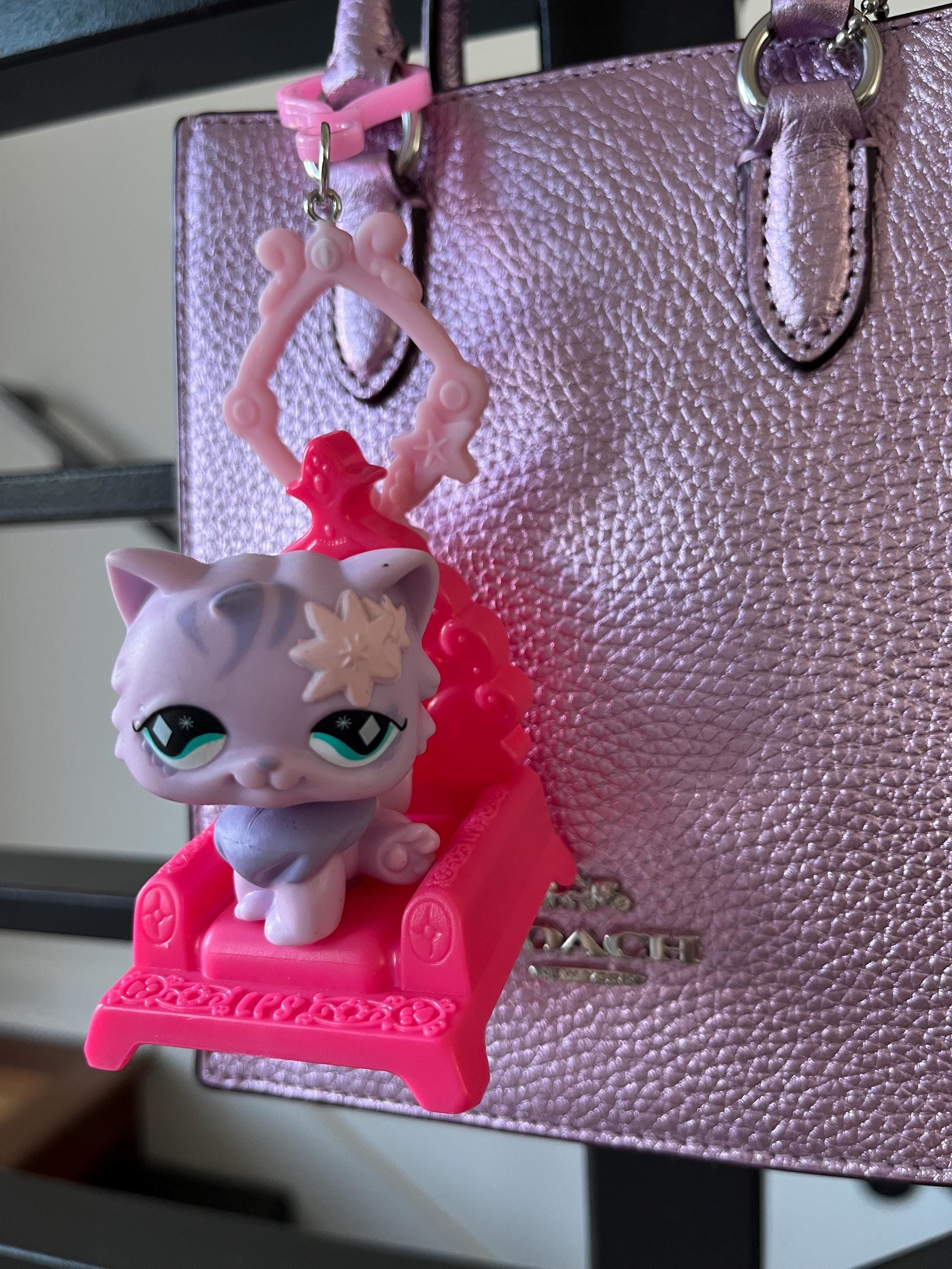 Upcycled Littlest Pet Shop Purse Charm – 2008 LPS Happy Meal Toy ...